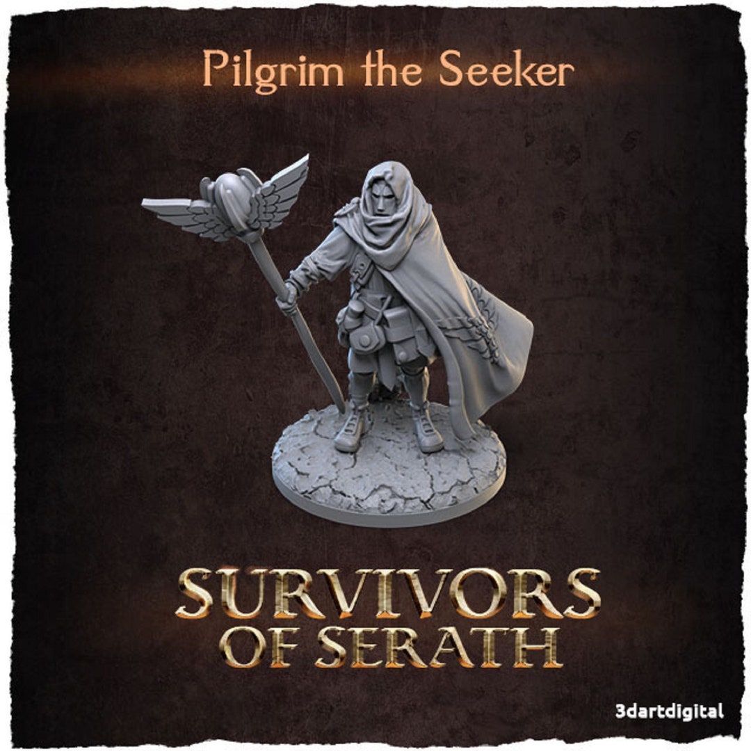Pilgrim the Seeker / Tabletop Model / Miniature Figurine | 3dartdigital ...