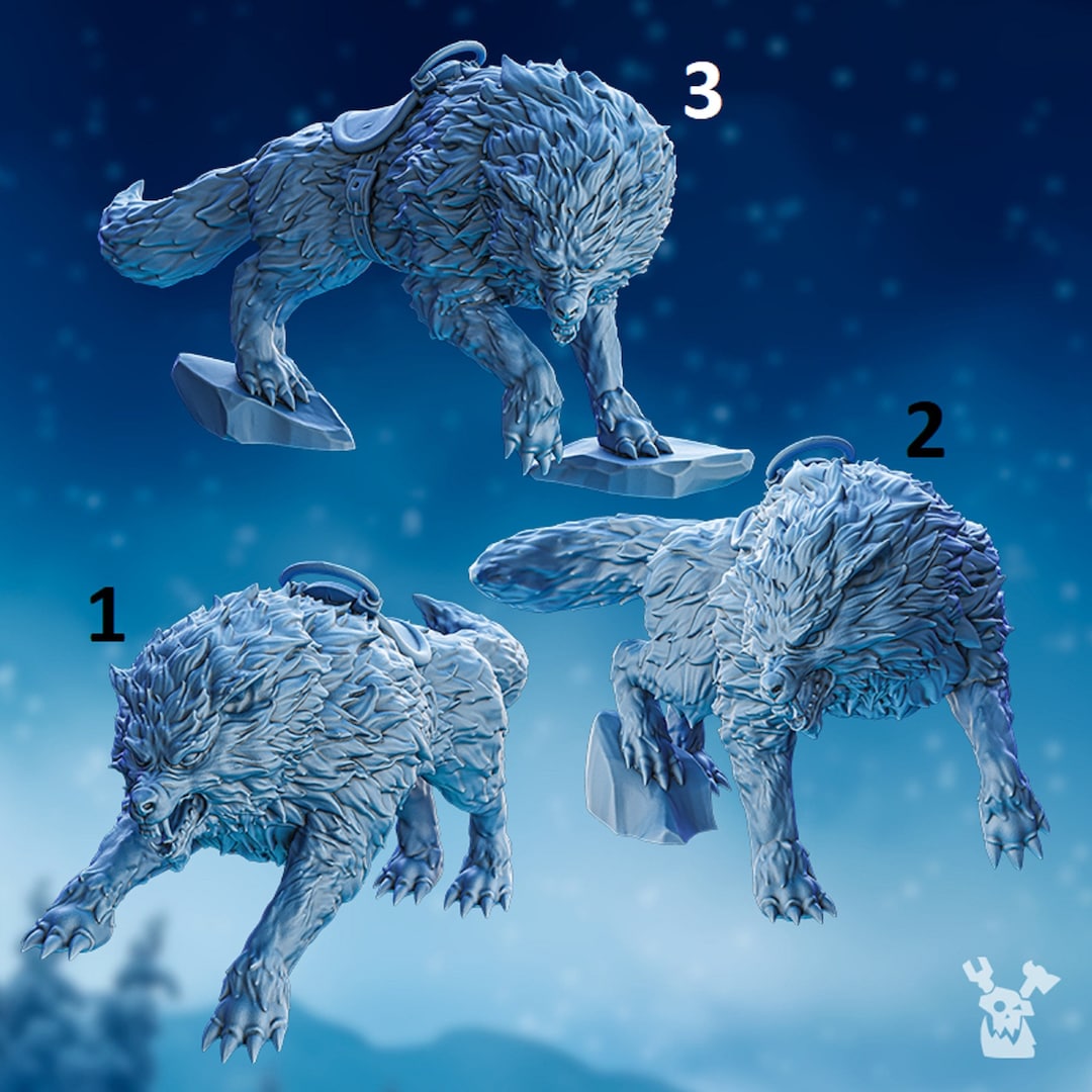 Stormbringer Storm Wolves / Tabletop Model / Wargaming Miniature ...