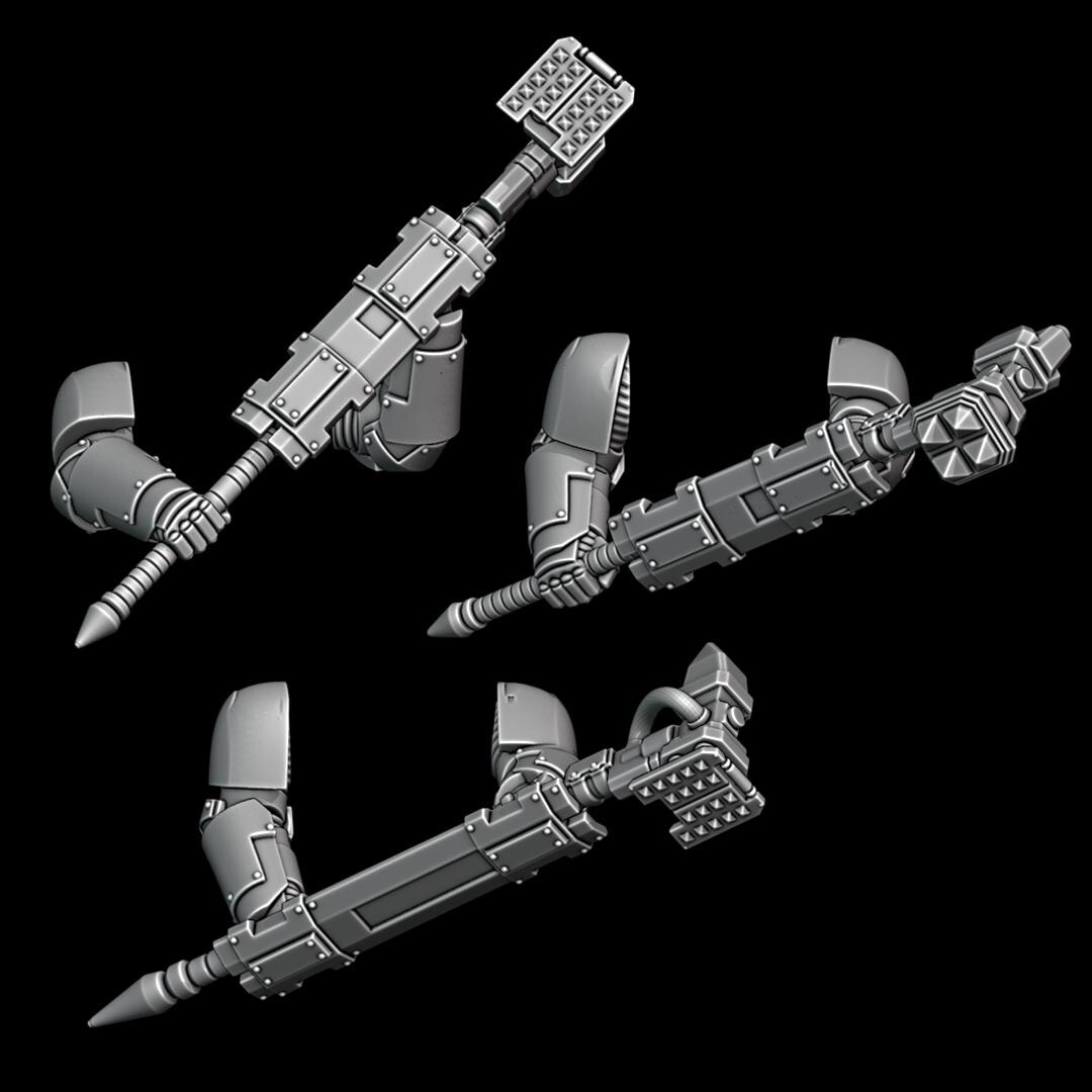 Celestial Warrior Riot Hammer Pack / Tabletop Model / Wargaming ...