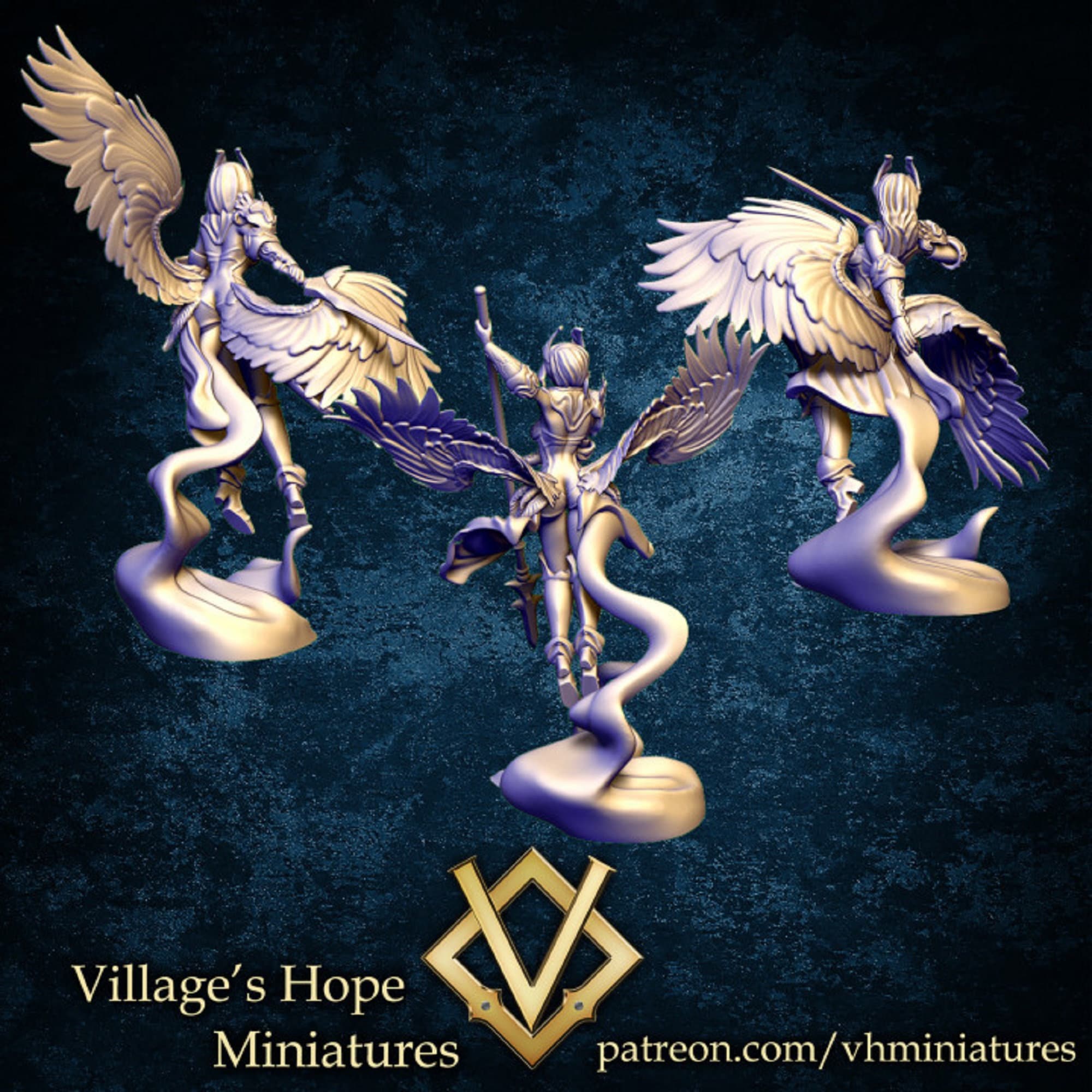 The Valkyrie Sisters / Tabletop Miniatures / Miniature - Etsy