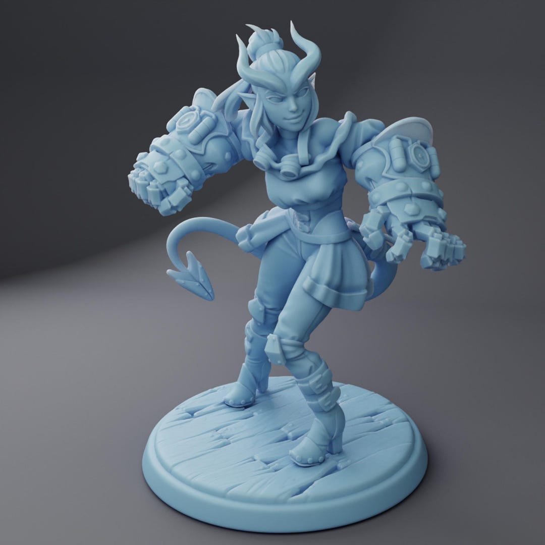 Punch, the Demon Brawler / Tabletop Model / Miniature Figurine | Twin ...