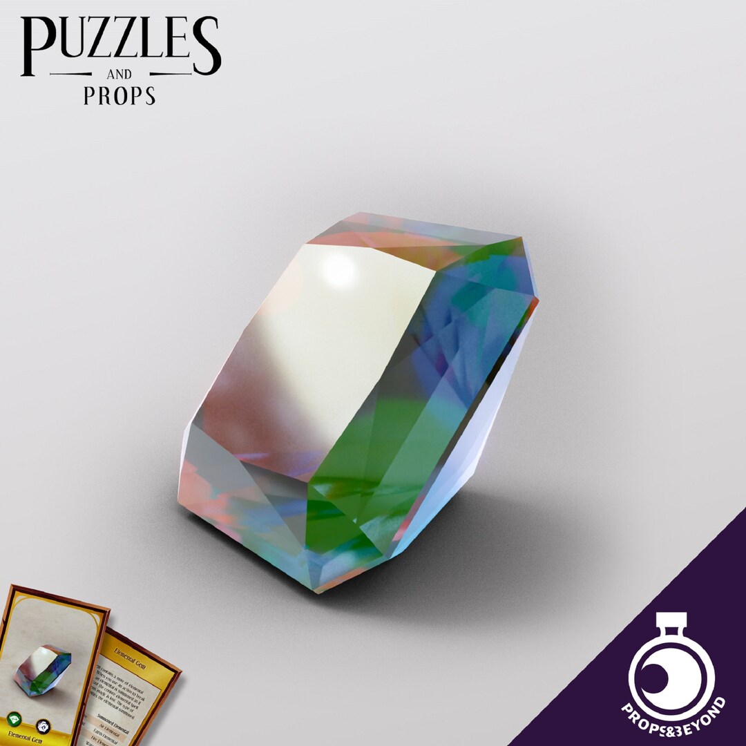 Elemental Gem / Tabletop Prop / Cosplay Prop | Props and Beyond - Etsy