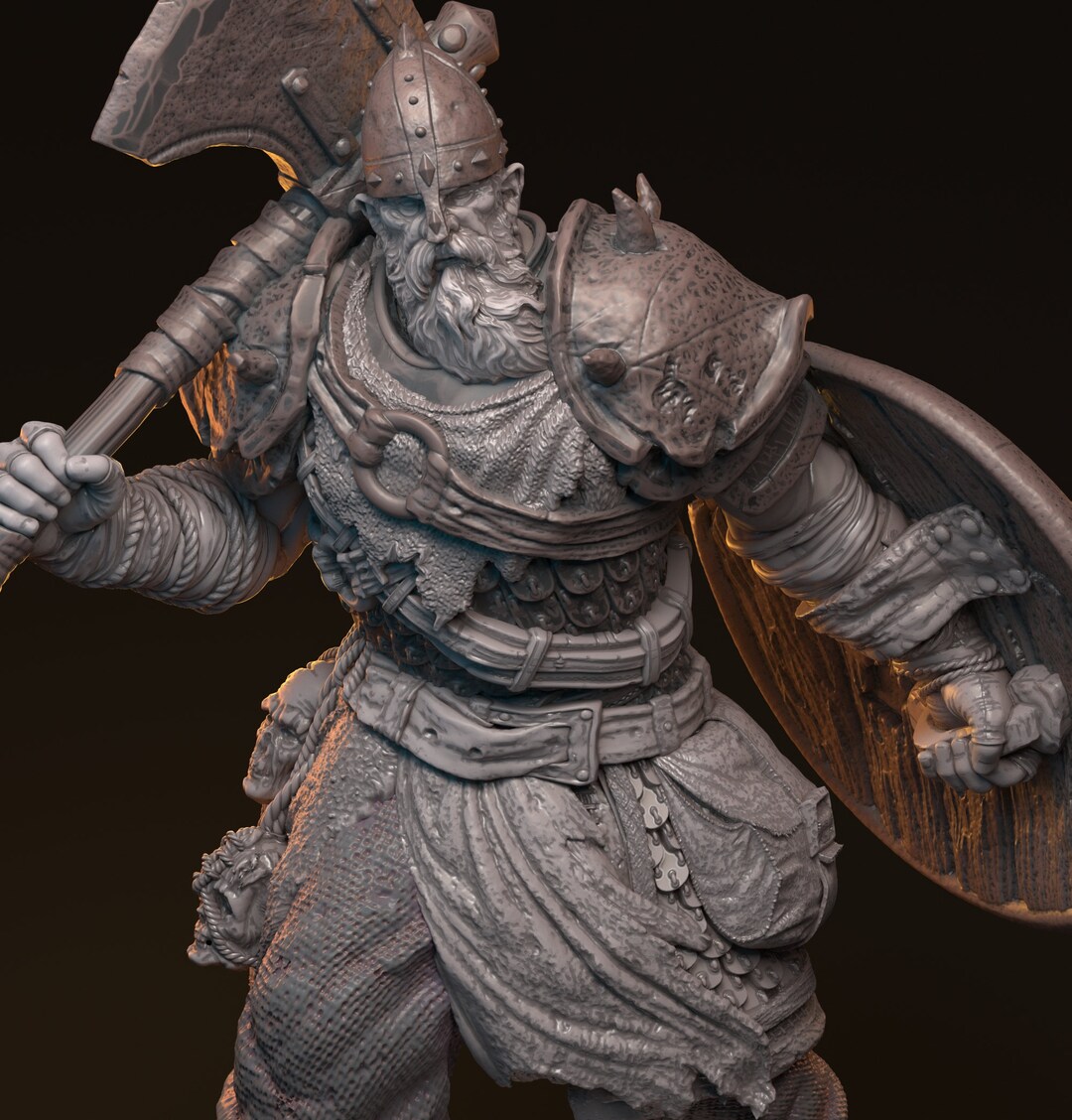 Ingolve Seitras the Viking / Tabletop Model / Miniature Figurine ...