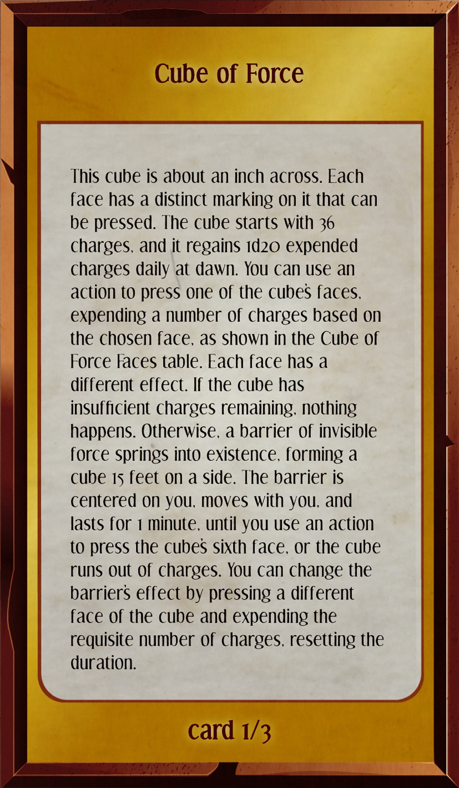 Cube of Force / Tabletop Prop / Cosplay Prop Props and - Etsy