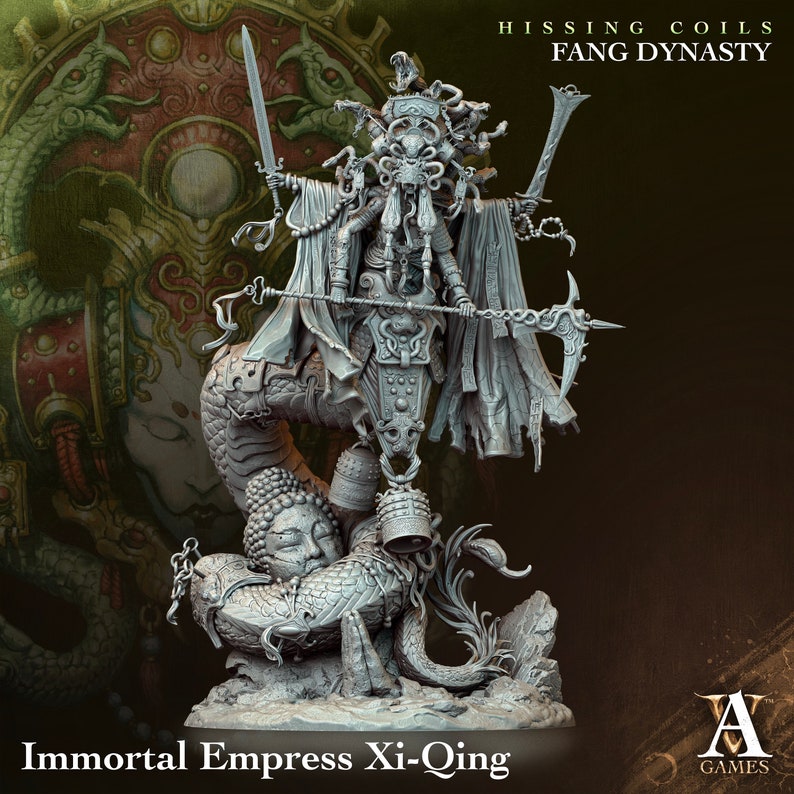 Immortal Empress Xi-qing / Tabletop Model / Miniature Figurine ...
