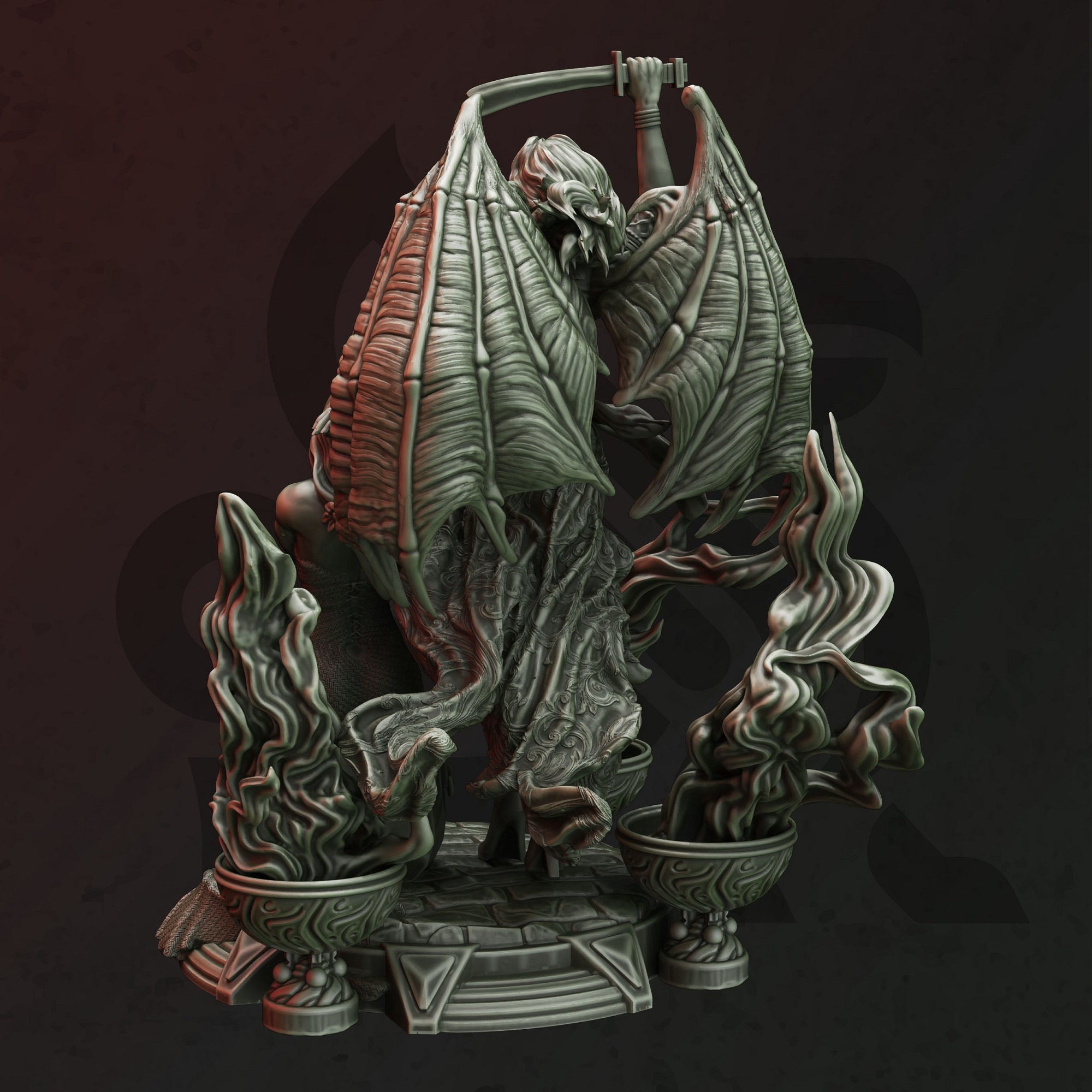 Erys the Succubus / Tabletop Model / Miniature Figurine | DM Stash - Etsy