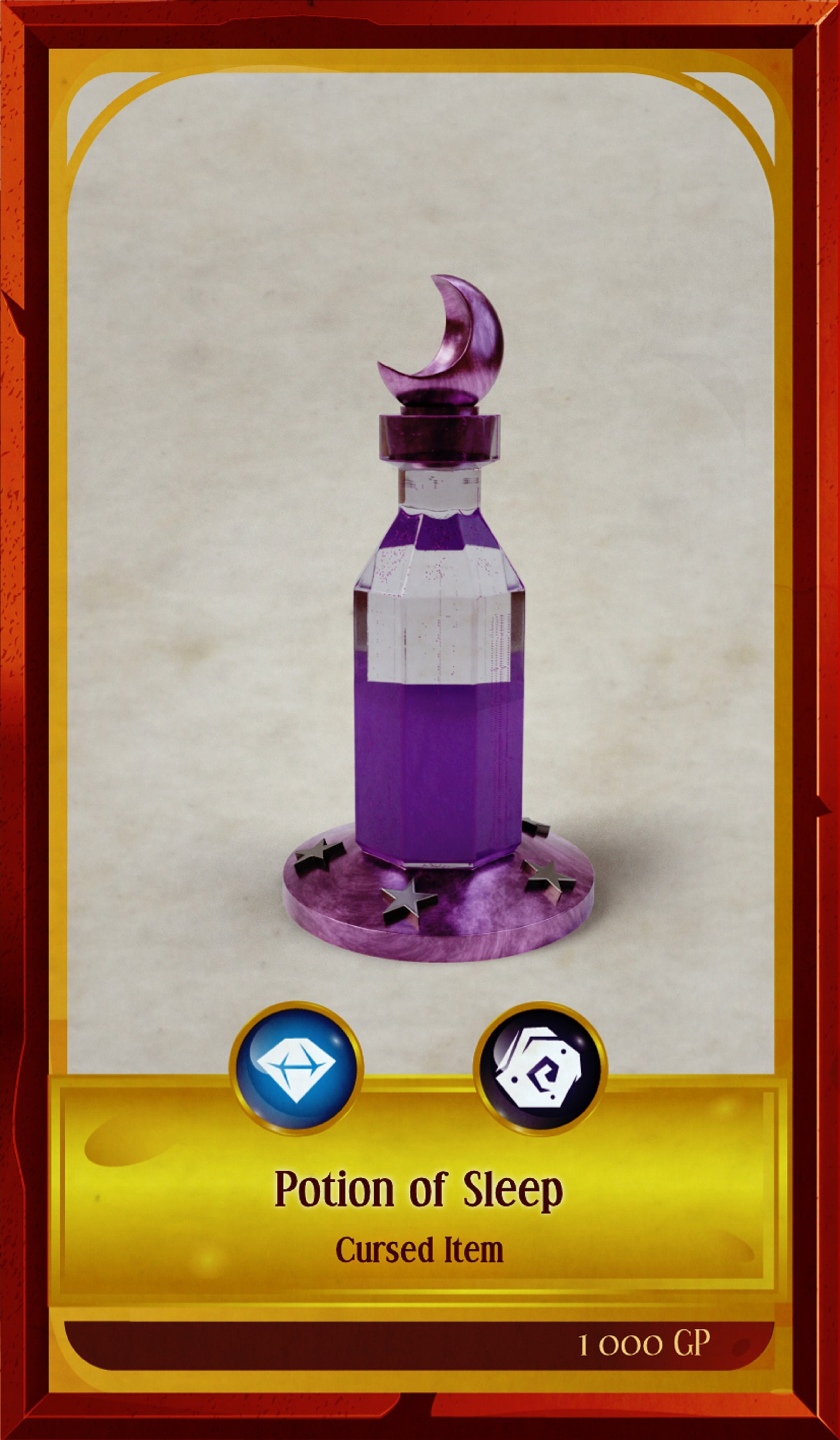 Potion of Sleep / Tabletop Prop / Cosplay Prop Props and - Etsy