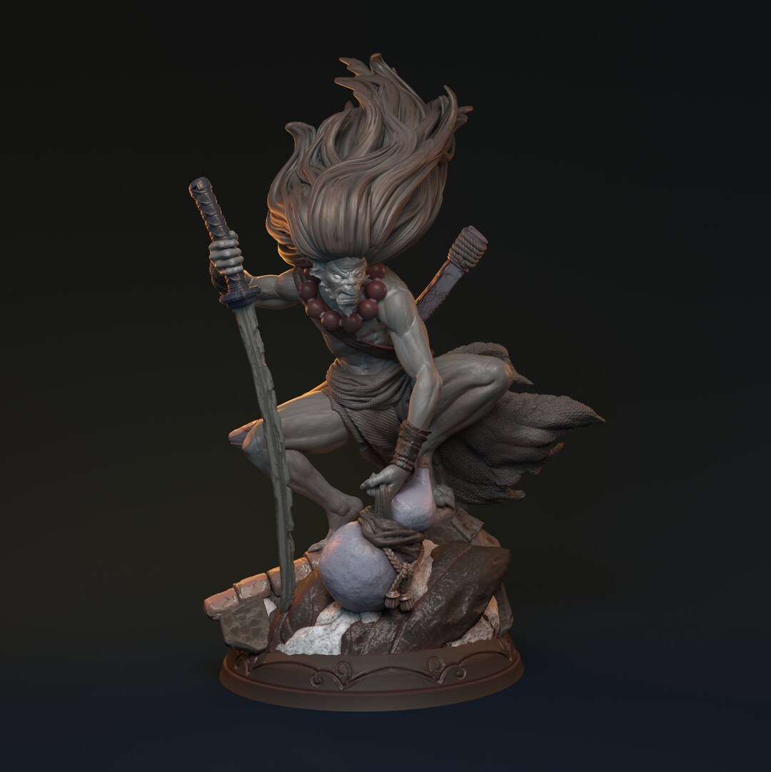 Okami Otokazaru the Wraith Warrior / Tabletop Model / Miniature ...