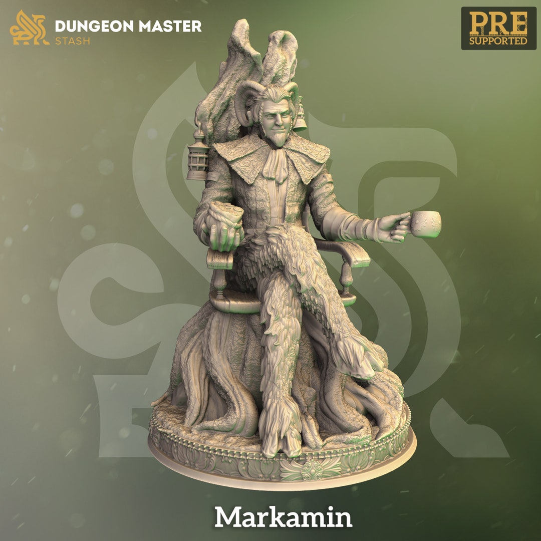 Markamin the Satyr King / Tabletop Model / Miniature Figurine | DM ...