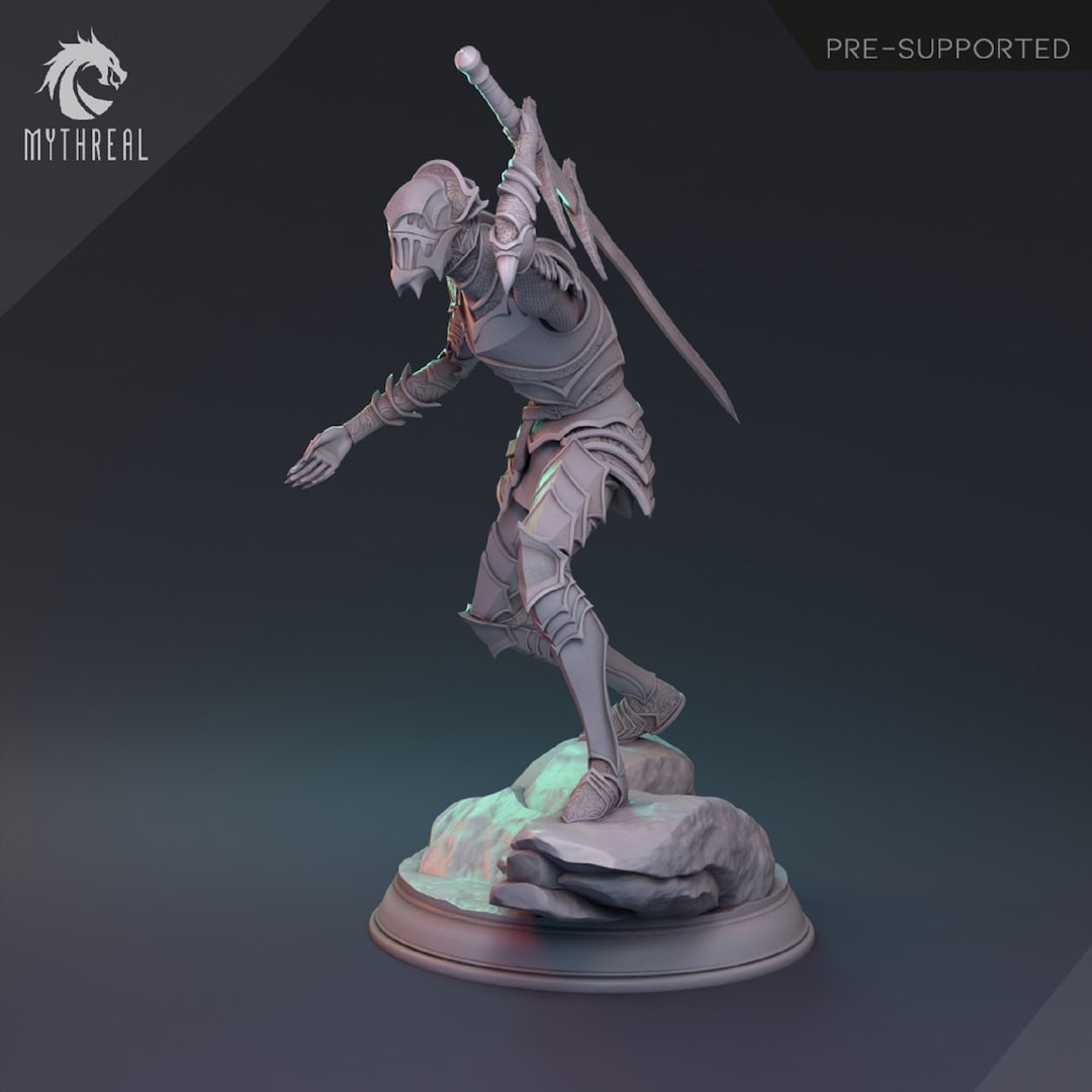 Sir Azur / Tabletop Model / Miniature Figurine | Mythreal Games - Etsy