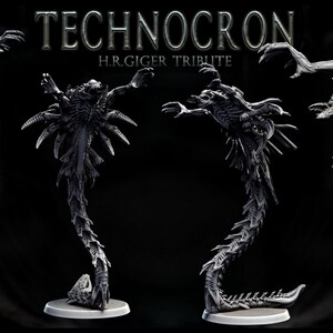 Necromech Glider Monster / Tabletop Model / Miniature Figurine | Mini ...