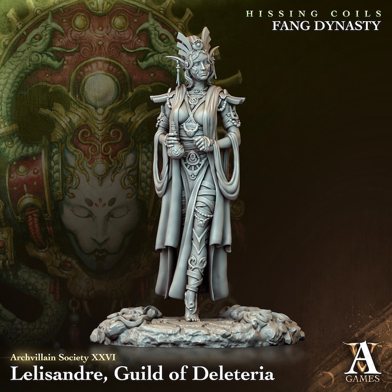 Lelisandre of the Guild of Deleteria / Tabletop Model / Miniature ...