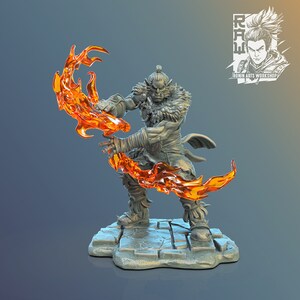 Vulok the Orc Pyromancer / Tabletop Model / Miniature Figurine - Etsy