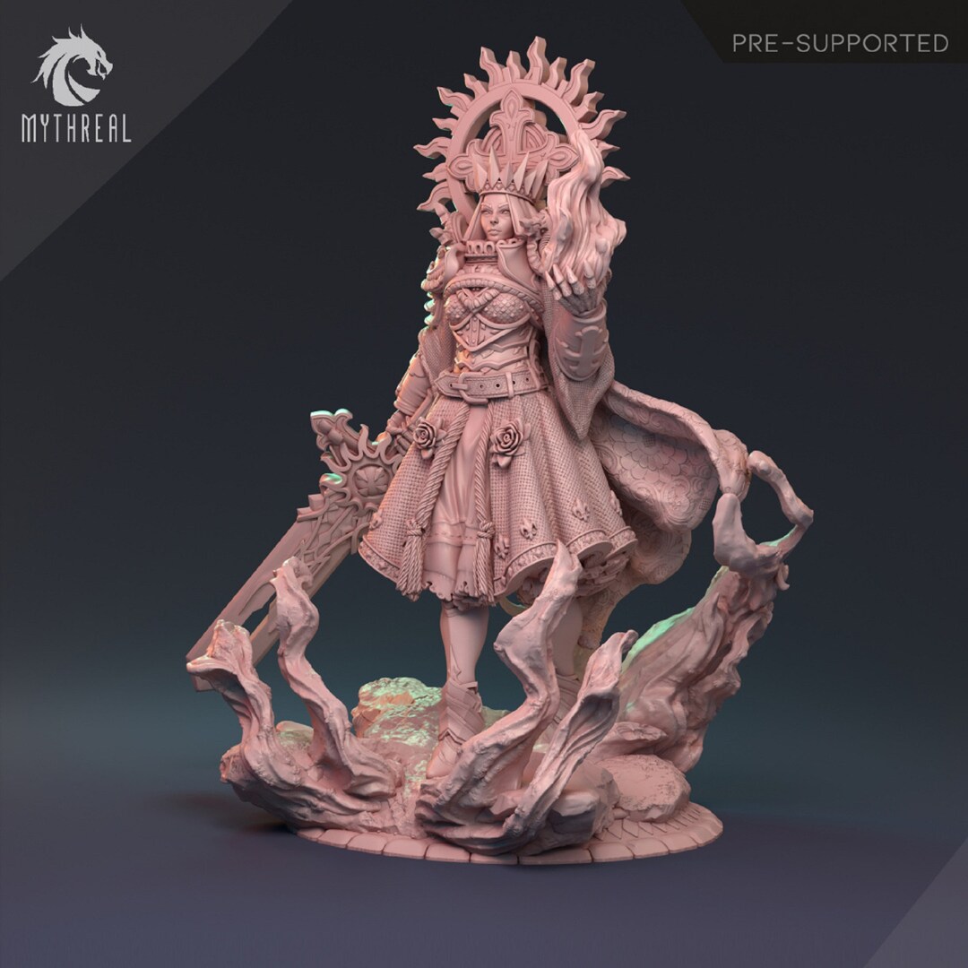 Priestess Alaine Waltosmirt / Miniature Figurine / Tabletop Model ...