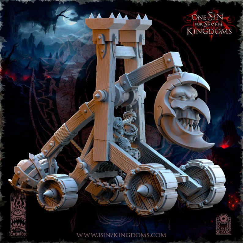 Orc Trebuchet and Crew / Tabletop Model / Wargaming Miniature | the ...