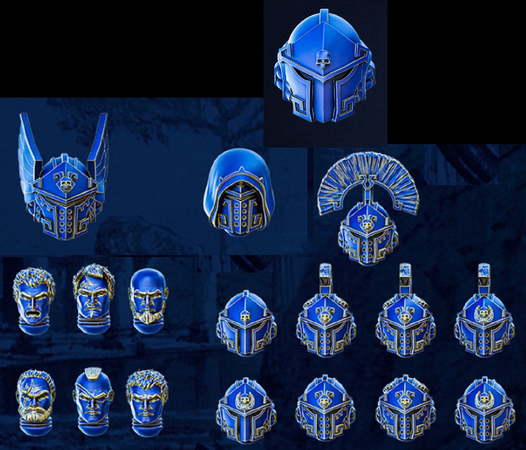 Legio Prima Victrix Head Pack / Tabletop Model / Wargaming Miniature ...