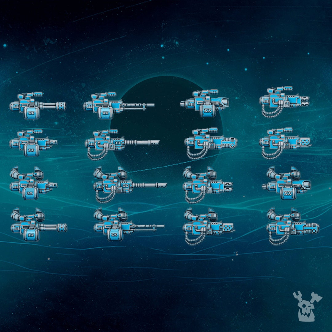 Scylla Heavy Weapons Pack / Tabletop Model / Wargaming Miniatures ...