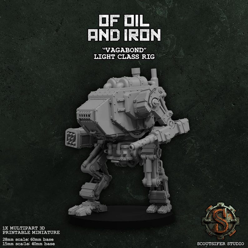 Light Class Rig Vagabond / Tabletop Model / Wargaming Miniature ...
