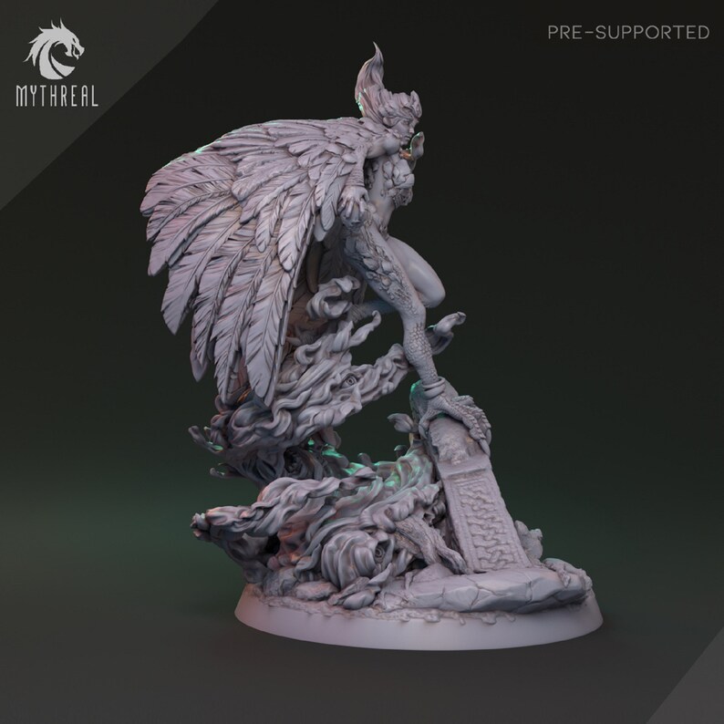 Arimiya the Harpy / Tabletop Model / Miniature Figurine | Mythreal ...