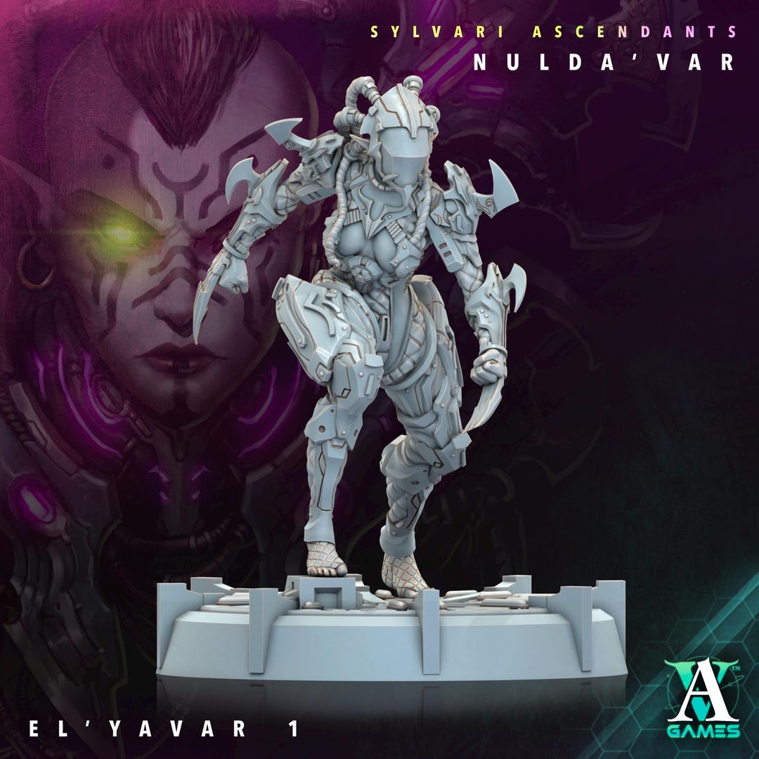 El'yavar Sylvari Squad / Tabletop Model / Miniature Figurine ...