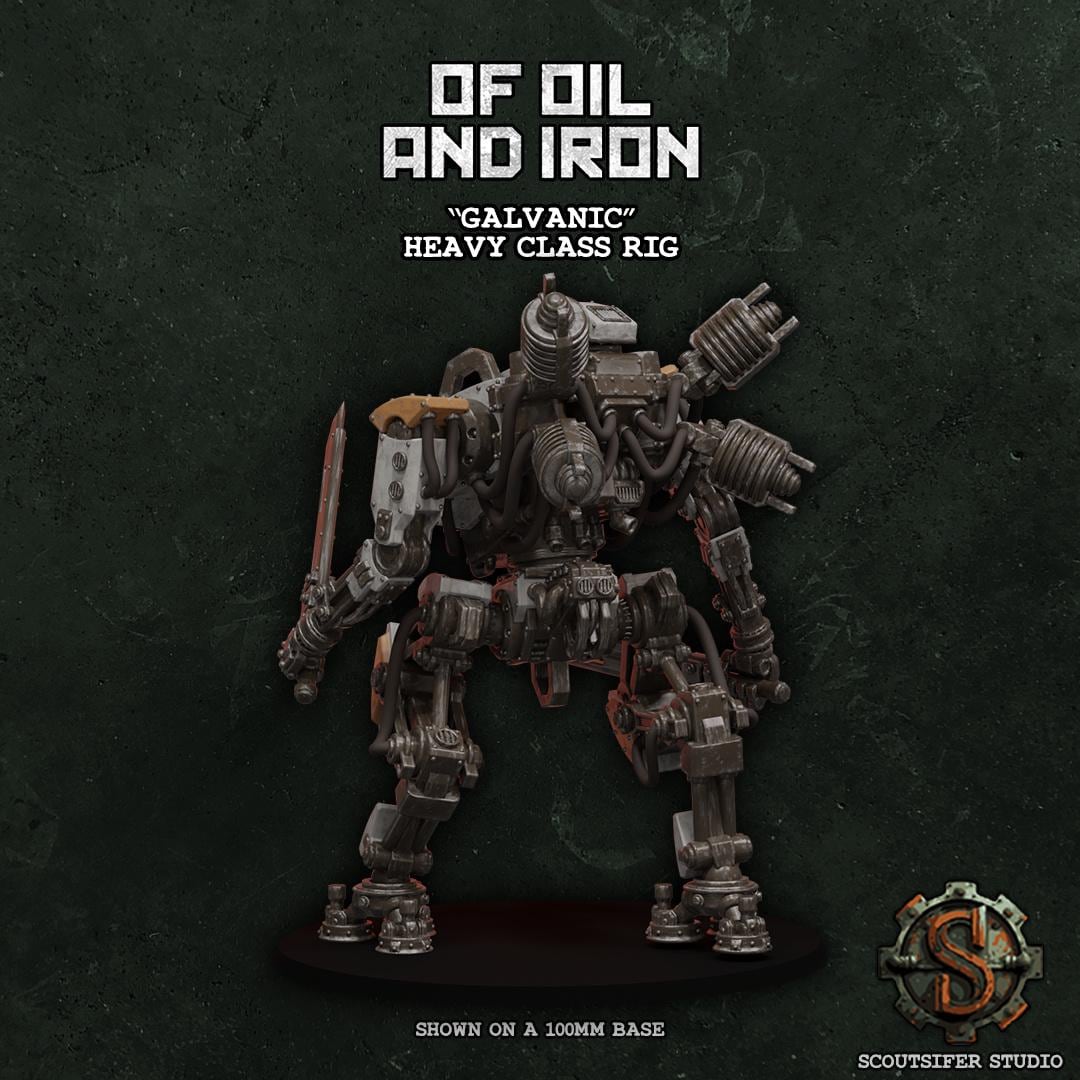 Heavy Class Rig Galvanic / Tabletop Model / Wargaming Miniature ...