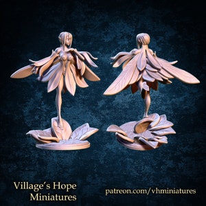 Lily Fairy / Tabletop Model / Miniature Figurine | Village's Hope - Etsy