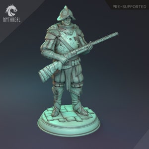 Feleng Mans the Hunter / Tabletop Model / Miniature Figurine | Mythreal ...