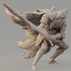 Red Hood Knight / Tabletop Model / Miniature Figurine Realsteone ...