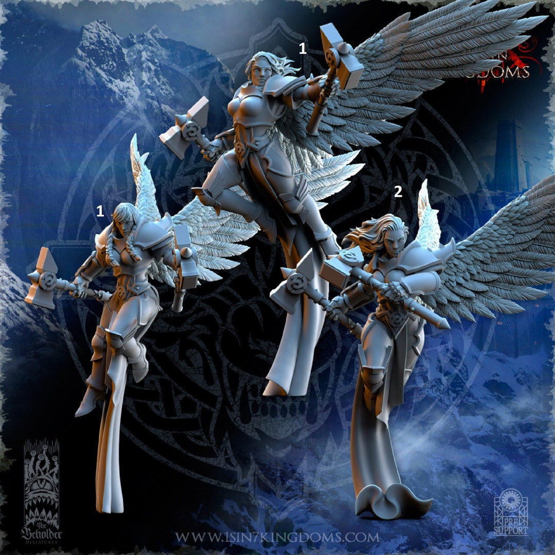Stormwolf Valkyrie Dual Hammer Squad / Tabletop Model / Miniature ...