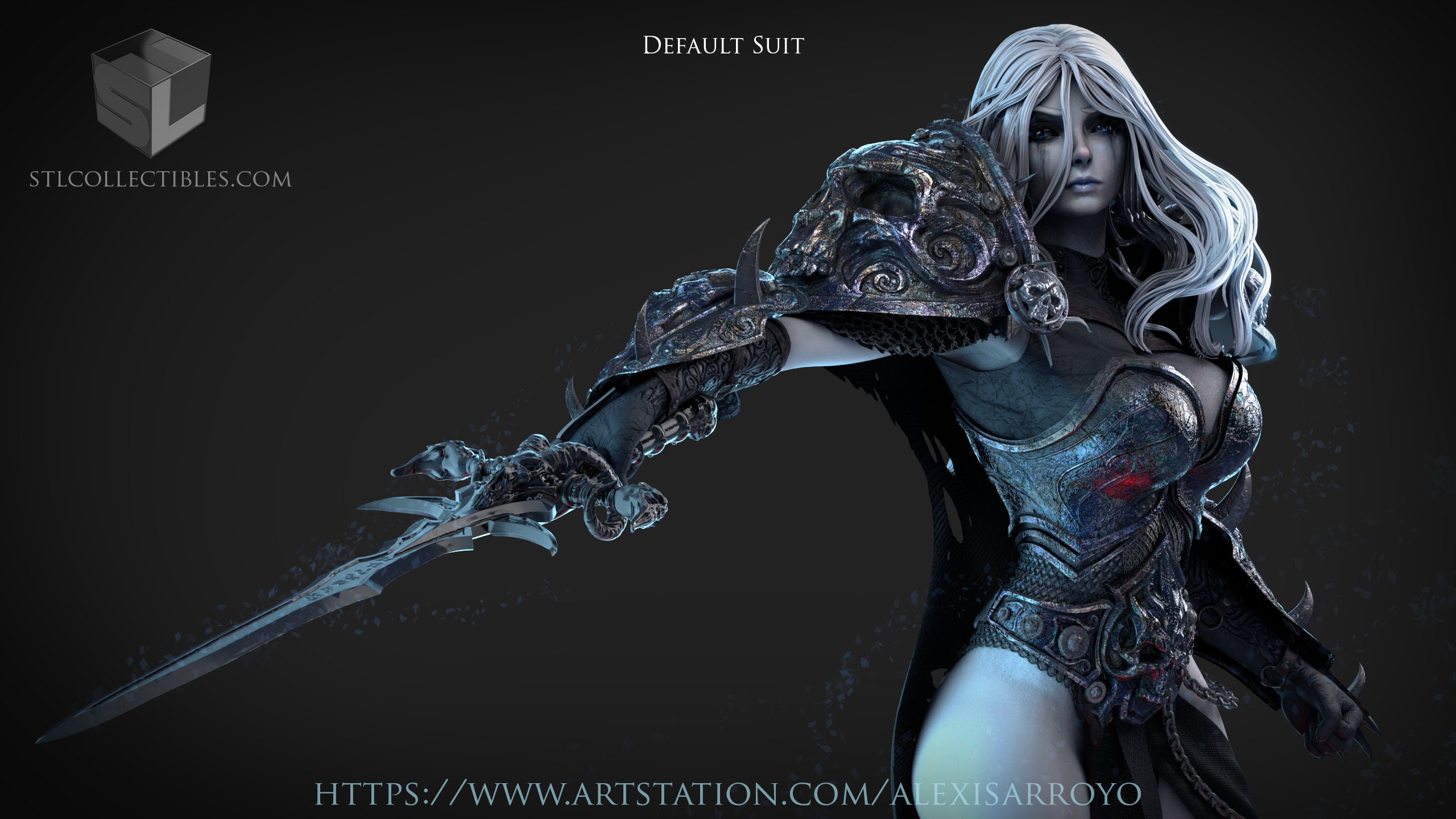 Female Death Knight / Display Piece Statuette Alexisarroyon7 - Etsy Canada