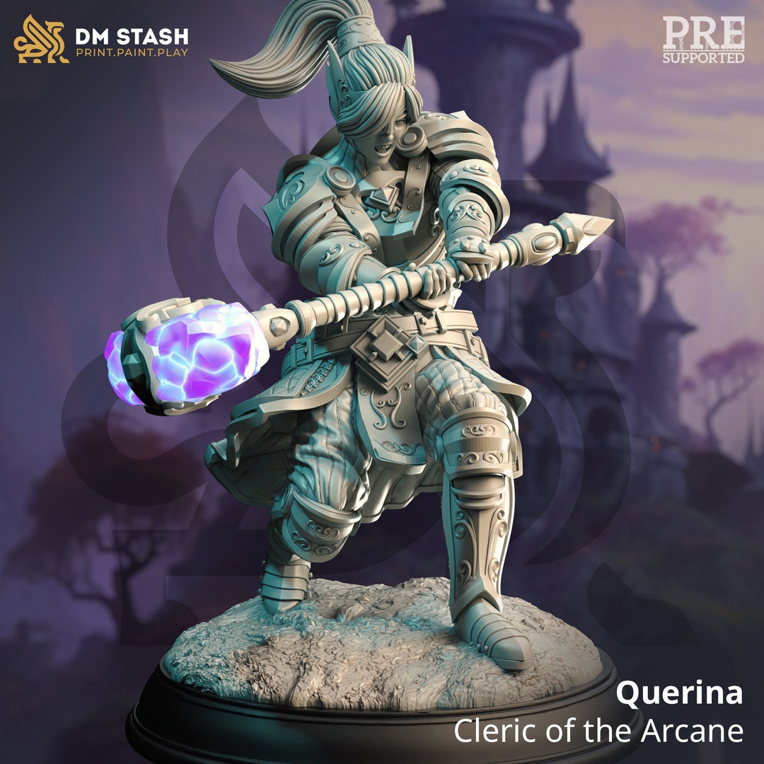 Querina the Cleric of the Arcane / Tabletop Model / Miniature - Etsy