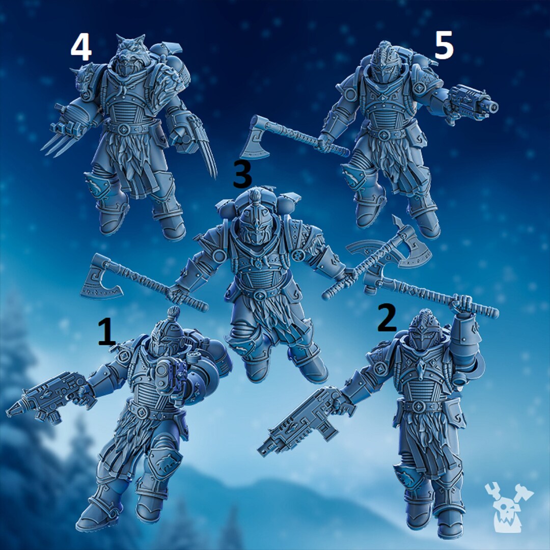 Tempest Wolf Squad / Tabletop Model / Wargaming Miniature | Dakkadakka ...