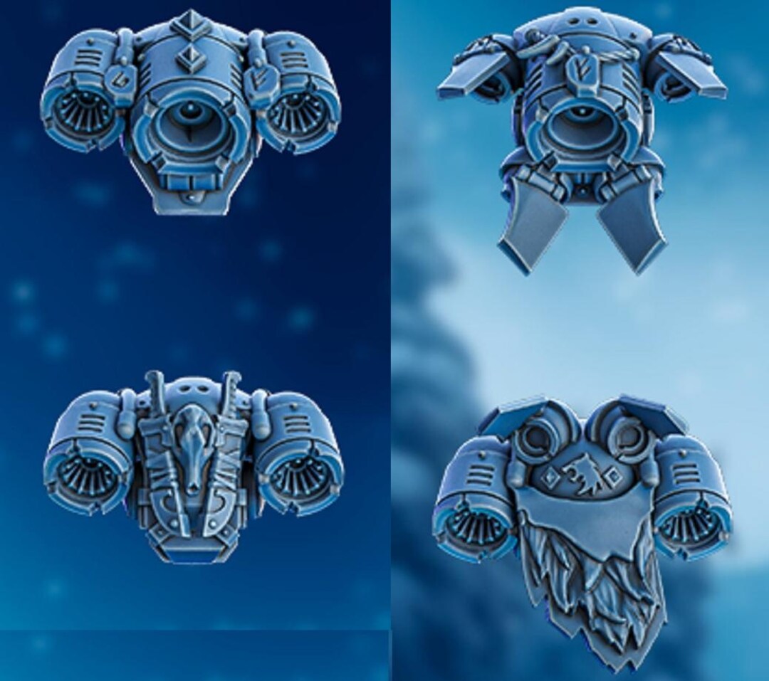 Stormbringer Jet Pack Kit / Tabletop Model / Wargaming Miniature ...