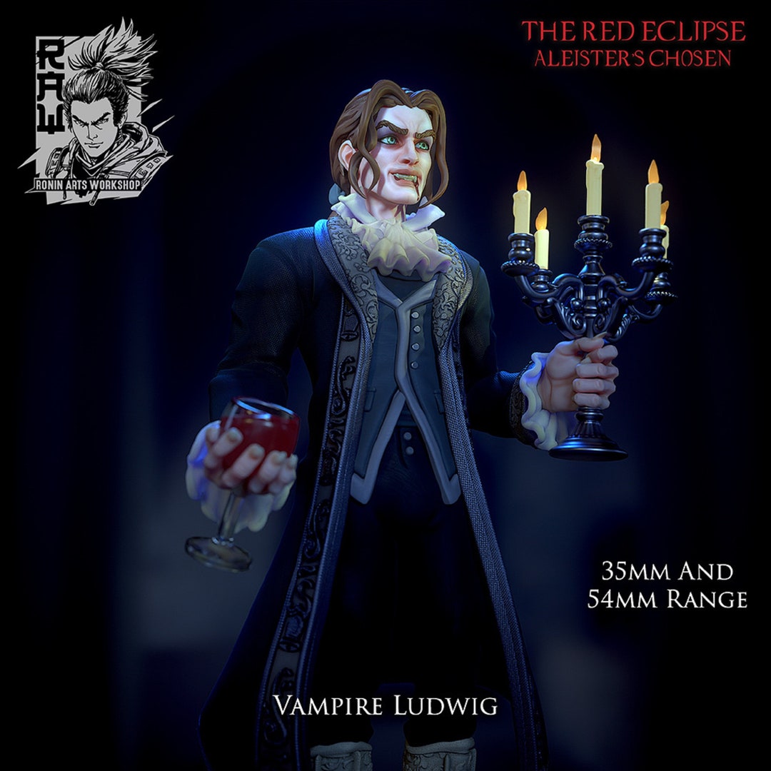 Ludwig the Vampire / Tabletop Model / Miniature Figurine | Ronin Arts ...
