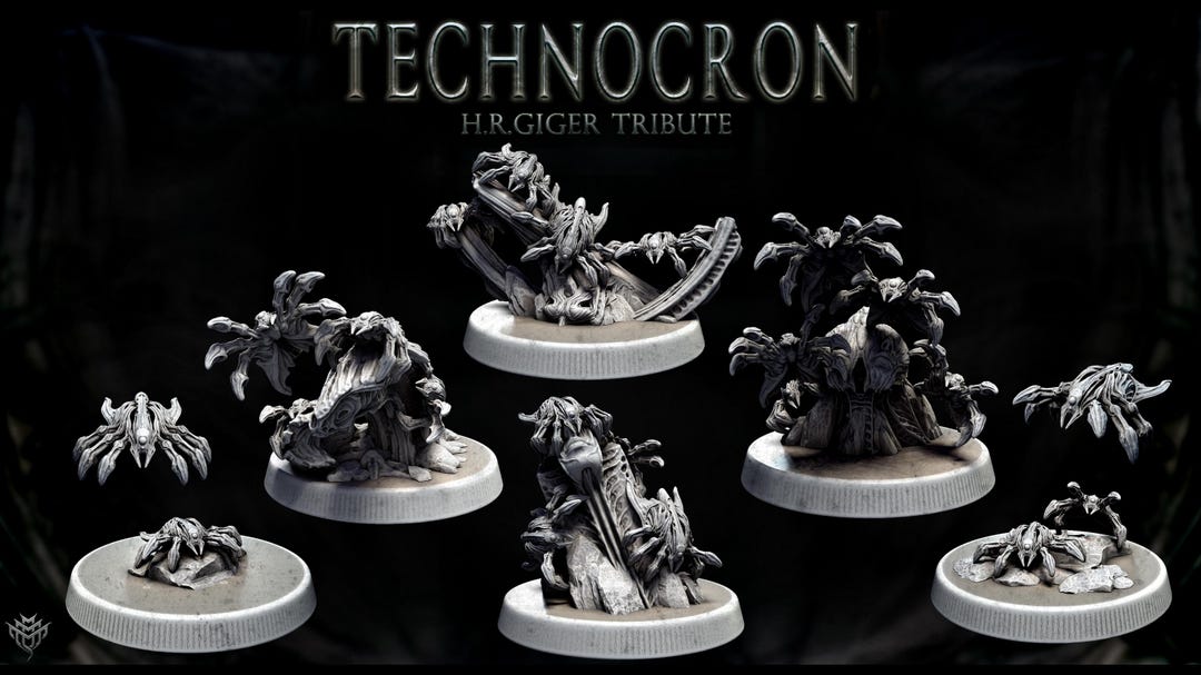 Xenobot Swarm / Tabletop Model / Miniature Figurine | Mini Monster ...