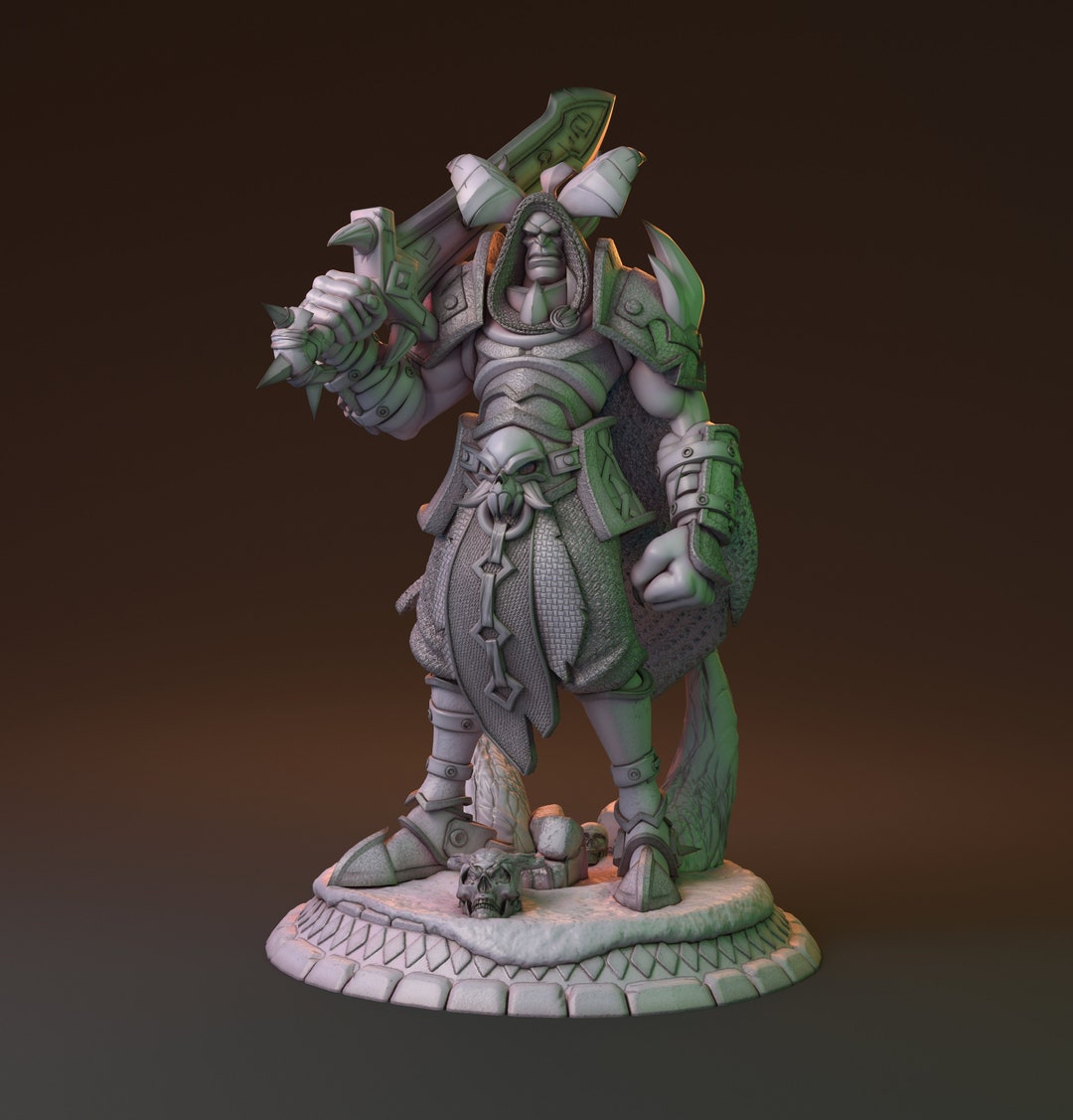 Inmas the Demon Warrior / Tabletop Model / Miniature Figurine ...