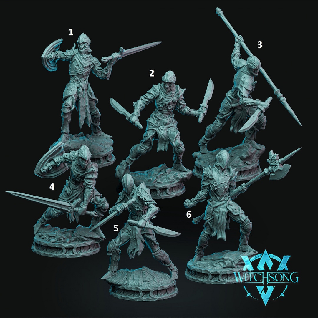 Soldiers of Persephone / Tabletop Model / Miniature Figurine ...