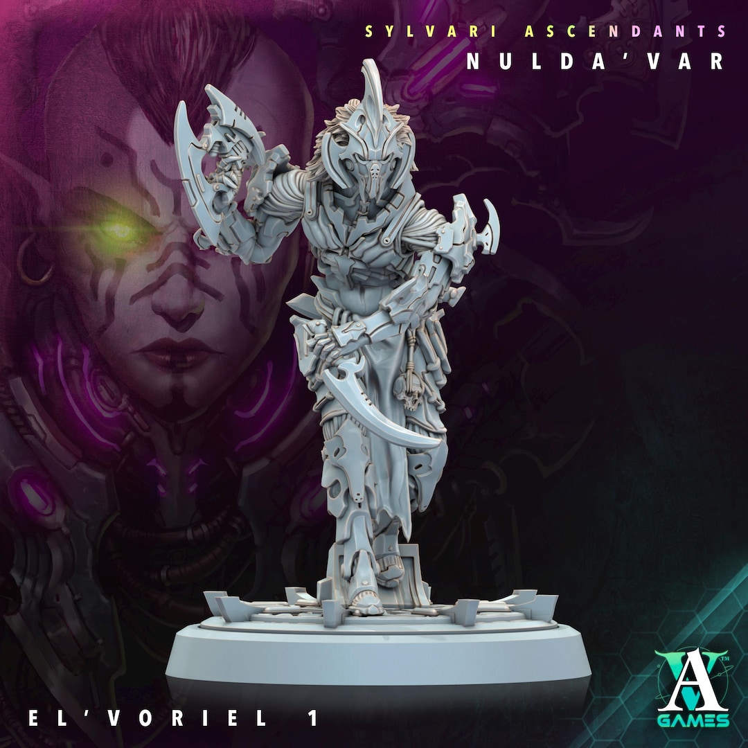 El'voriel Sylvari Squad / Tabletop Model / Miniature Figurine ...