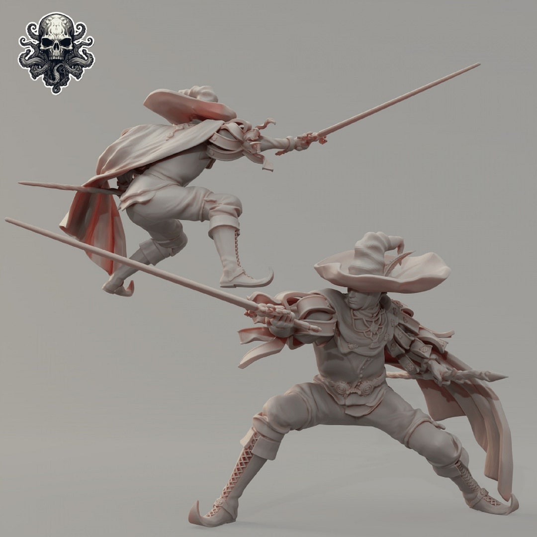 Spellblade Knight / Tabletop Model / Miniature Figurine | Realsteone ...