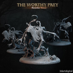 Shadow Beast / Tabletop Figurine / Miniature Model | 3dartdigital - Etsy