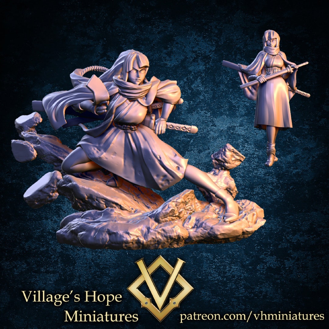 Onmyoji Samurai Girl / Tabletop Model / Miniature Figurine | Village's ...