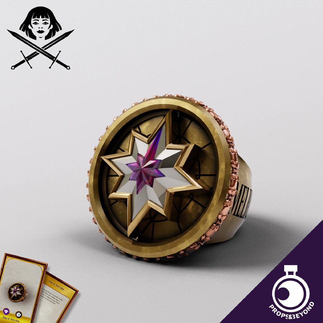 Ring of Direction / Tabletop Prop / Coplay Prop | Props and Beyond - Etsy