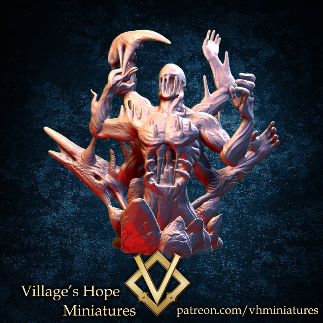 Hell Titan / Tabletop Model / Miniature Figrine | Village's Hope ...