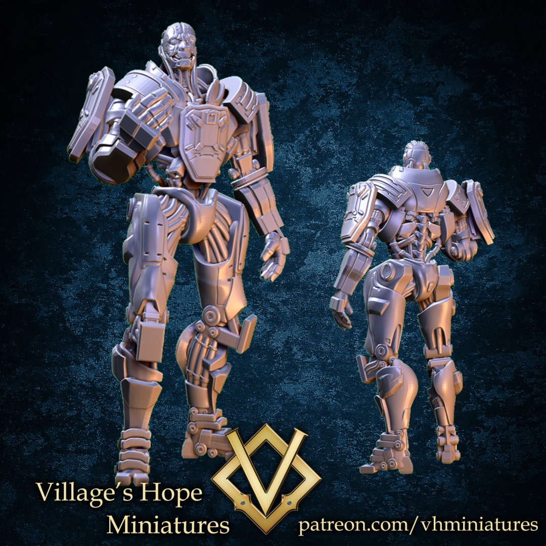 Cyborg Destroyer / Tabletop Model / Miniature Figurine | Village's Hope ...