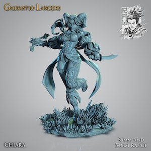 Chiara the Lancer / Tabletop Model / Miniature Figurine | Ronin Arts ...