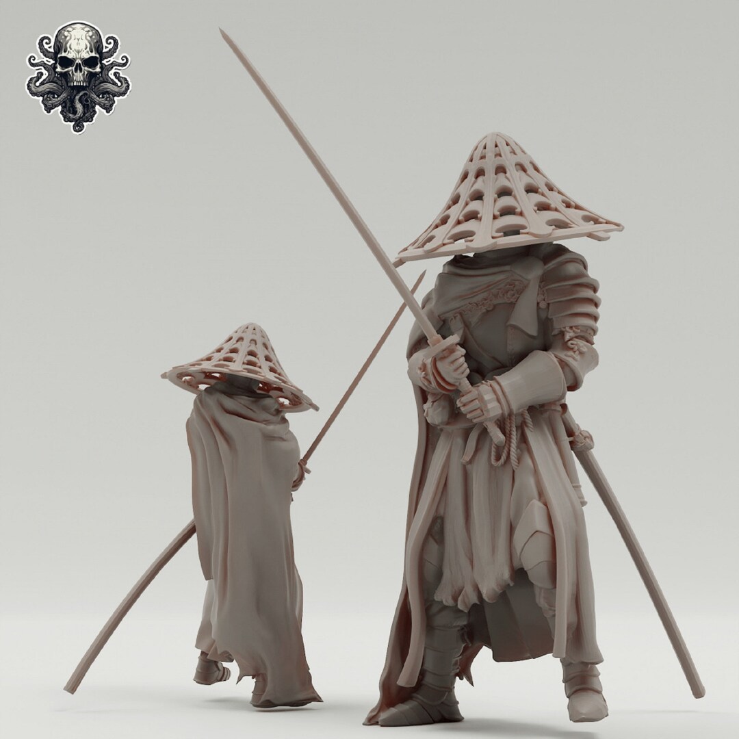 Ronin Knight / Tabletop Model / Miniature Figurine | Realsteone ...