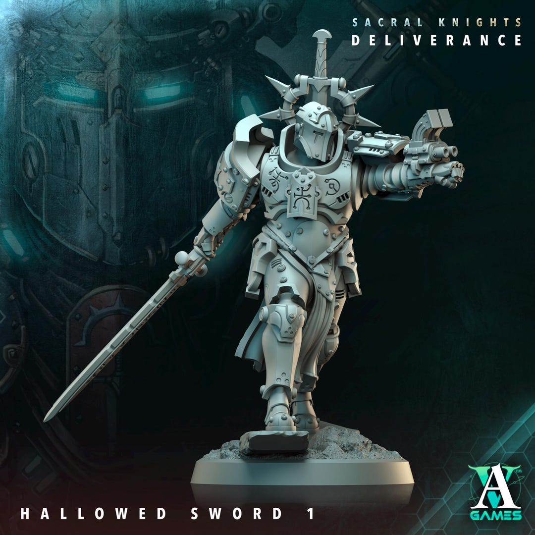Hallowed Sword Squad / Tabletop Model / Miniature Figurine ...