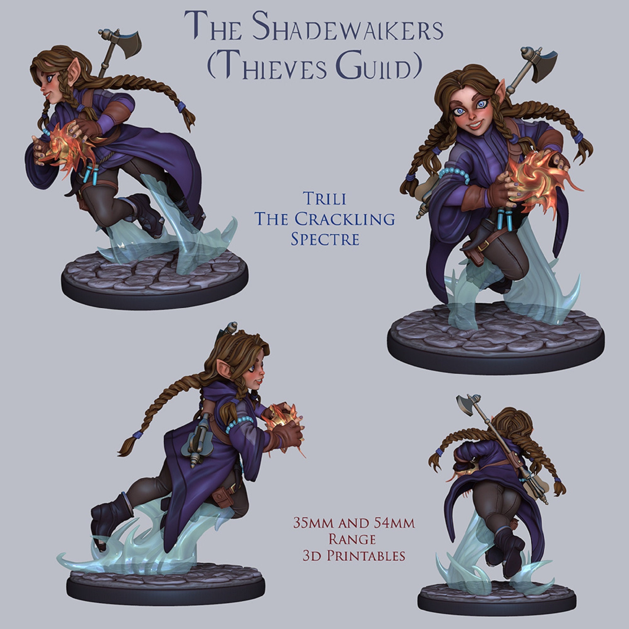 Trili the Gnome Thief / Tabletop Model / Miniature Figurine | Ronin ...