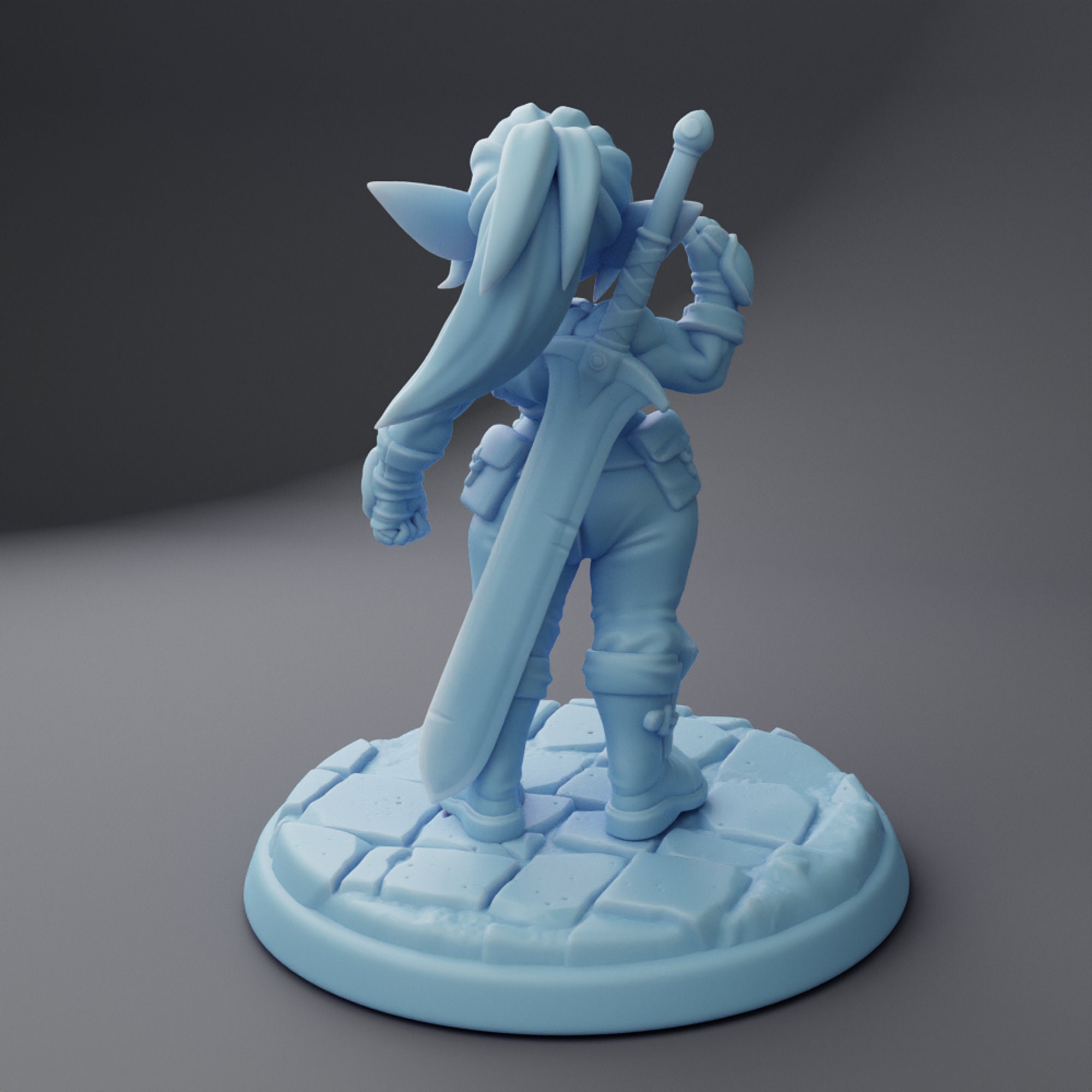 Blix the Goblin Fighter / Tabletop Model / Miniature Figurine | Twin ...