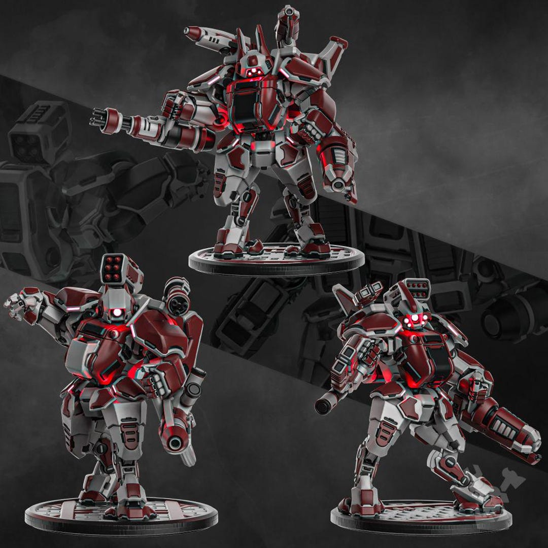 Blitz Mech Suit / Tabletop Model / Wargaming Miniature | Dakkadakka - Etsy